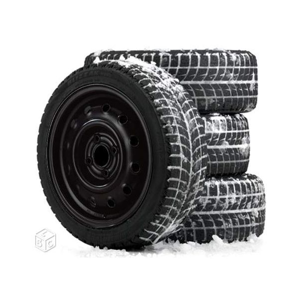 Pack Pneu Hiver Jante Tole